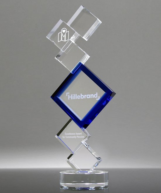 Building Blocks Crystal Trophy | Edco Awards