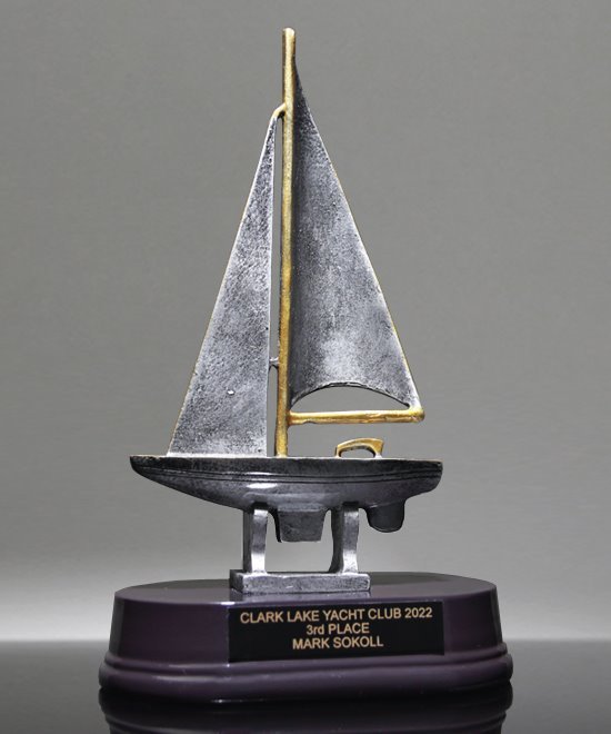 Sailboat Trophy | RX501SG | Edco Awards