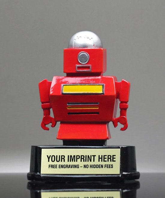 Engraved Robot Trophy | Edco Awards