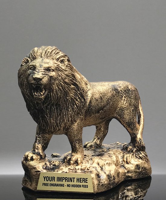 Lion Trophy | Lion Sculpture Award | Edco Awards