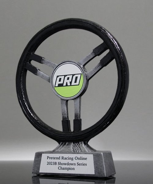 Steering Wheel Resin Trophy | RFC-1080 | Edco Awards