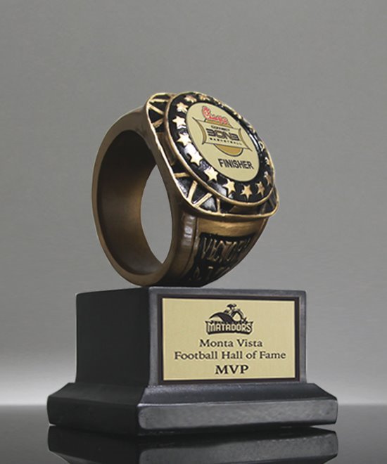 Championship Ring Logo Trophy | Edco Awards