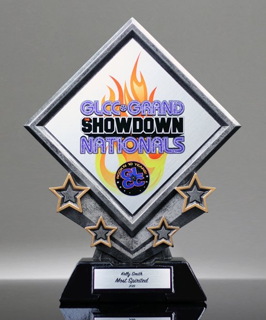 Diamond Star Plaque | Edco Awards