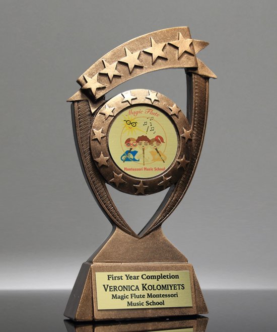 Star Banner Custom Insert Award | Edco Awards
