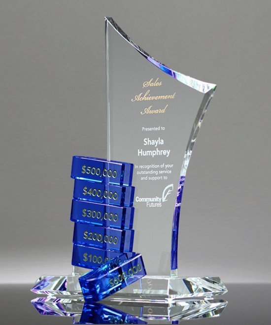 Crystal Goal-Setter Award | Creston 6558 | Edco Awards