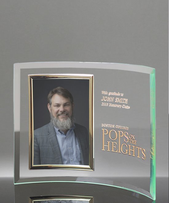Curved Glass Picture Frame | Edco Awards