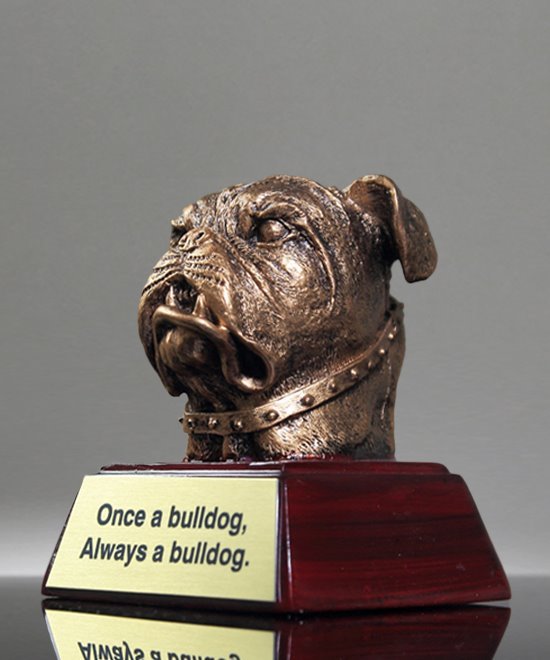 Bulldog Mascot Trophy | Edco Awards