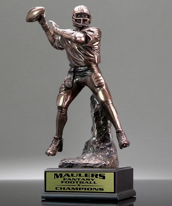 Large Football Quarterback Trophy | RFB326 | Edco Awards