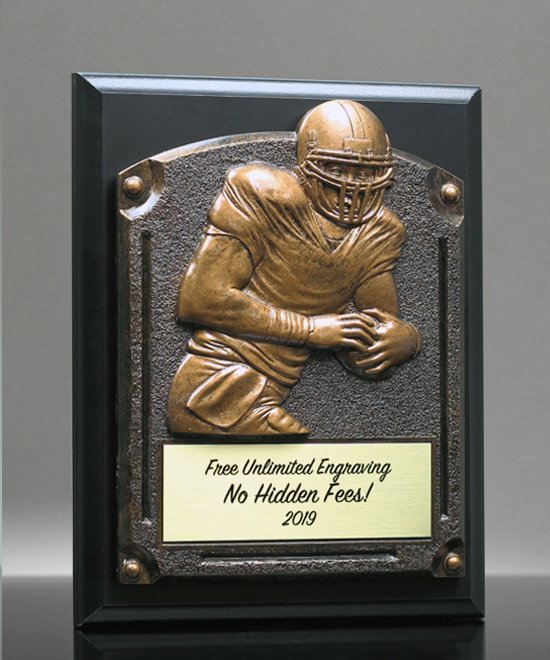 Greystone Football Award Plaque | Edco Awards