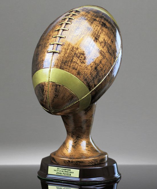 Bronzestone Football Replica Trophy | RX802AB | Edco Awards