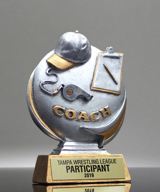 Coach Theme Motion-X Resin Trophy | MX531 | Edco Awards