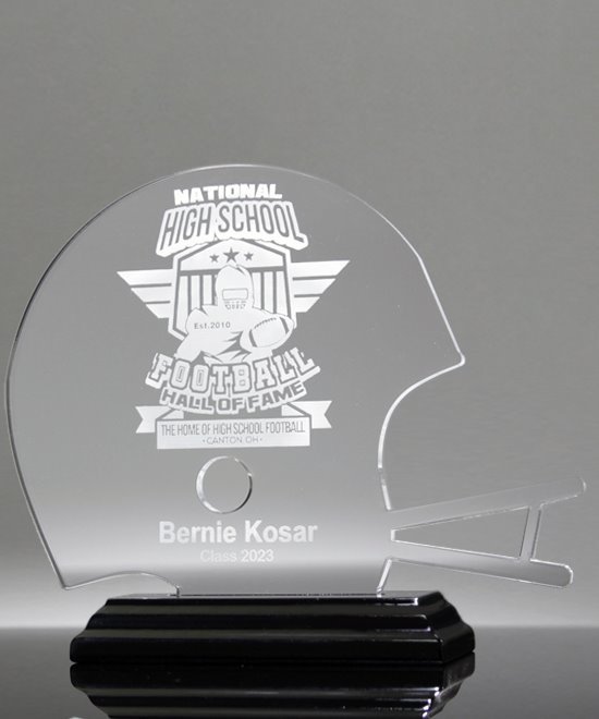 Acrylic Football Helmet Trophy | Edco Awards