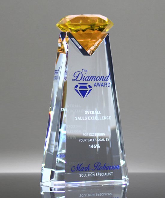 Essence Gold Amber Crystal Diamond Award | 4486 | Edco Awards