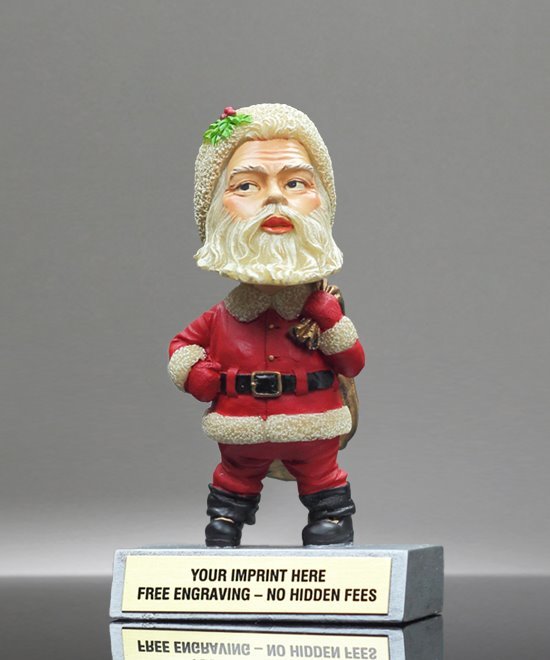 Santa Bobble Head | Edco Awards