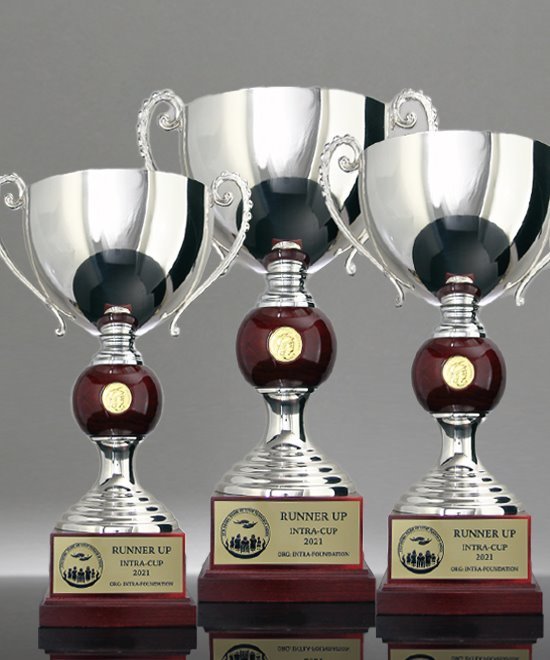 Trophy Cup Delano 102 Series | Italian Silver-Plated Cup | Edco Awards
