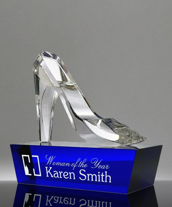 Crystal High Heel Award | Glass Slipper Trophy | Edco Awards
