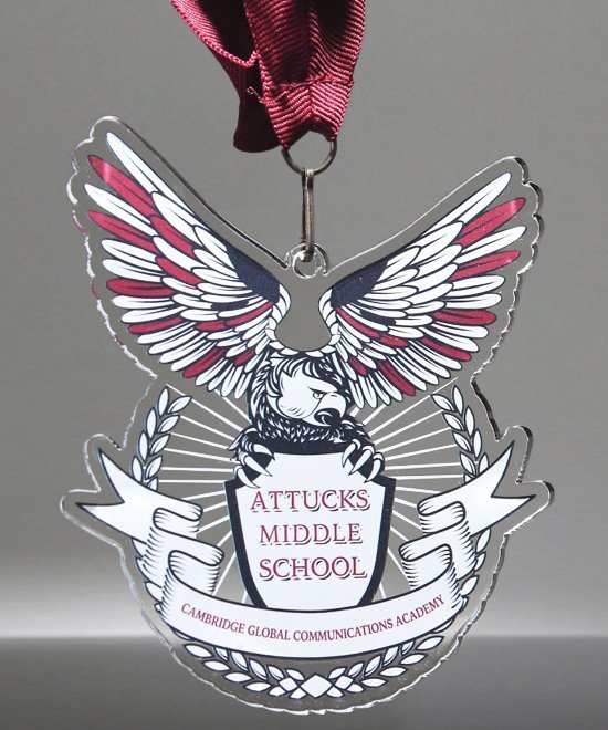 Custom Shape Acrylic Medal Awards | Edco Awards
