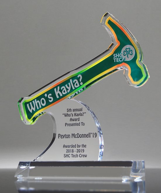 Custom Acrylic Hammer Trophy | Edco Awards