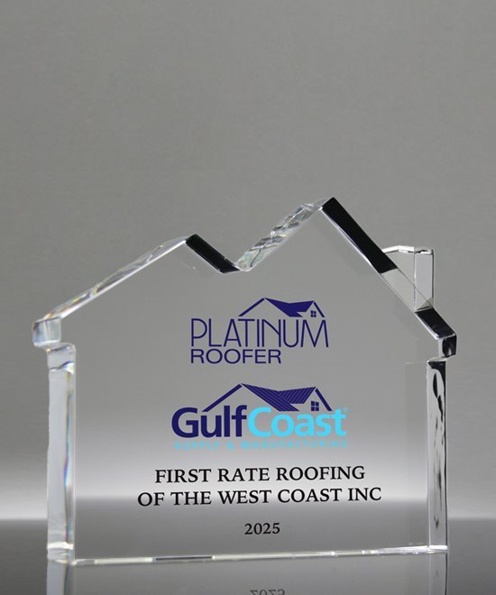 Free Standing Multi House Crystal Trophy | Edco Awards