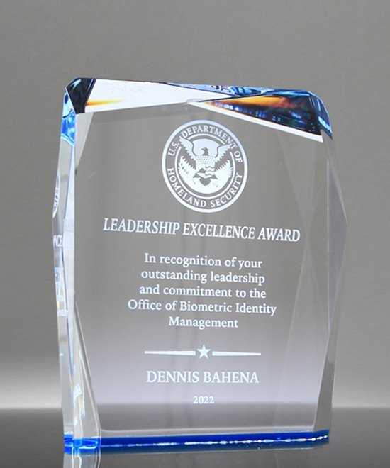 Azure Gem Acrylic Award | Edco Awards
