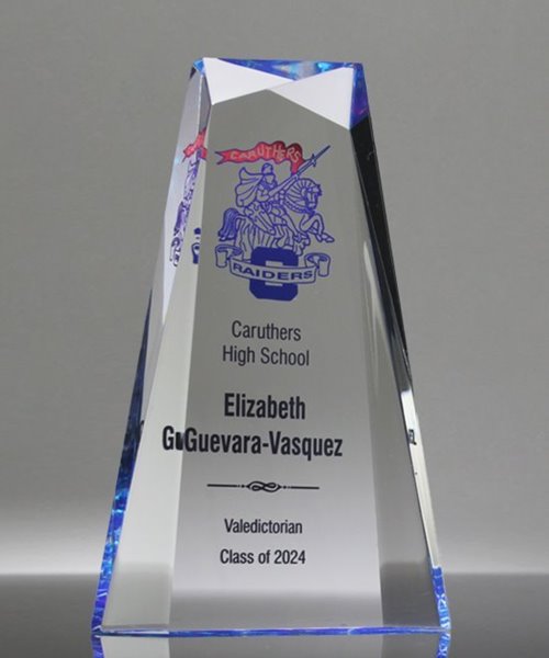 Full Color Sapphire Jewel Award | Edco Awards