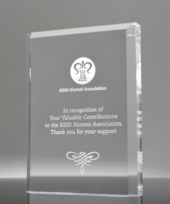 Beveled Rectangle Acrylic Award | Edco Awards