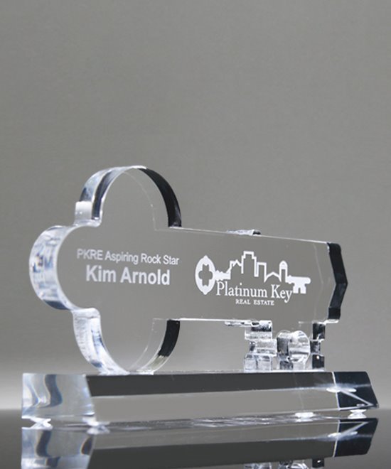 Acrylic Key Award | Key to the City Plaque | Edco Awards