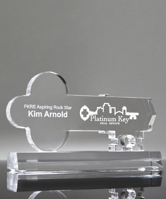 Acrylic Key Award | Key to the City Plaque | Edco Awards