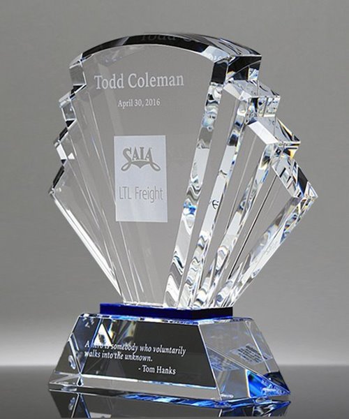 Crystal Prosperity Award C8108 | Edco Awards