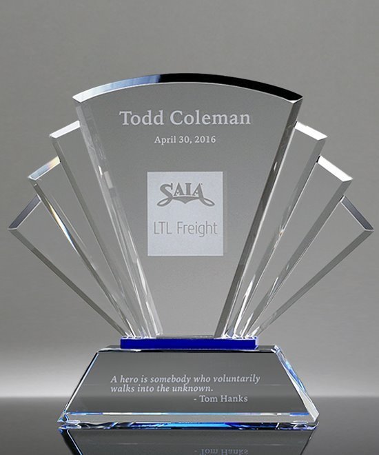 Crystal Prosperity Award C8108 | Edco Awards