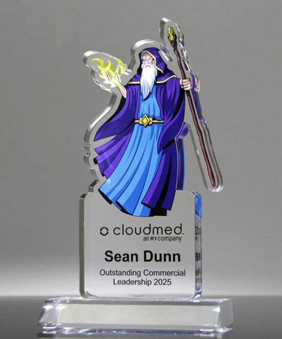 Acrylic Wizard Trophy | edco.com | Edco Awards