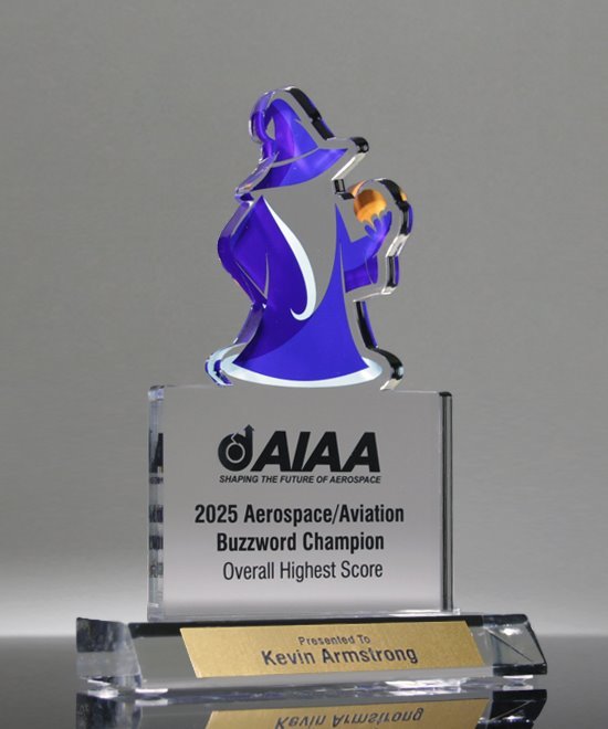 Oracle Wizard Acrylic Trophy | Edco Awards