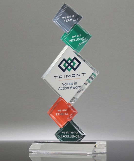 Building Blocks Acrylic Trophy | Edco Awards