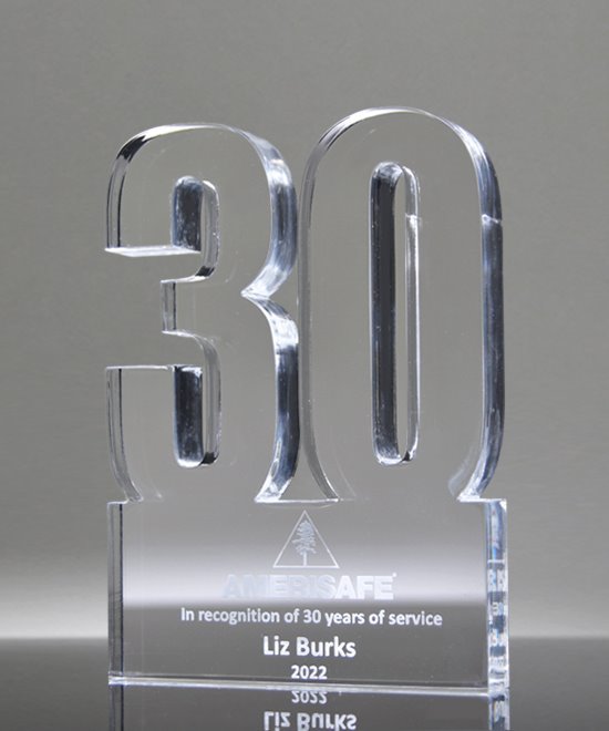30 Year Anniversary Award | Employee Gift | Edco Awards