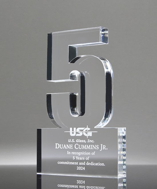5 Year Anniversary Award | Employee Gift | Edco Awards