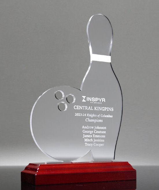 Acrylic Bowling Trophy | Edco Awards
