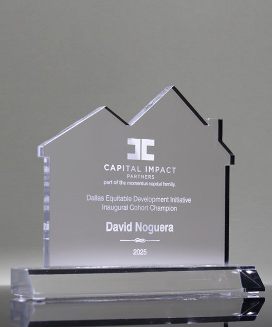 Realtor Multi-House Acrylic Award | Edco Awards