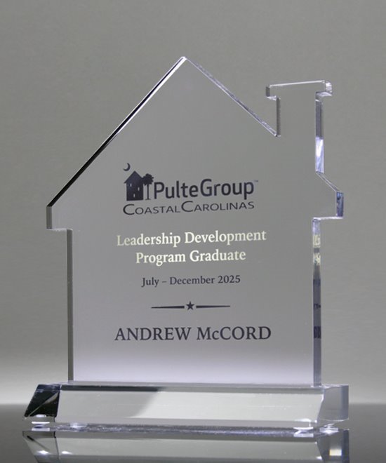 Acrylic House Award - Full Color Printed