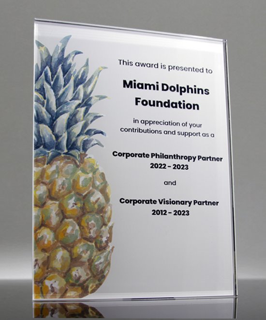 Subsurface Printed Acrylic Plaque | Edco Awards