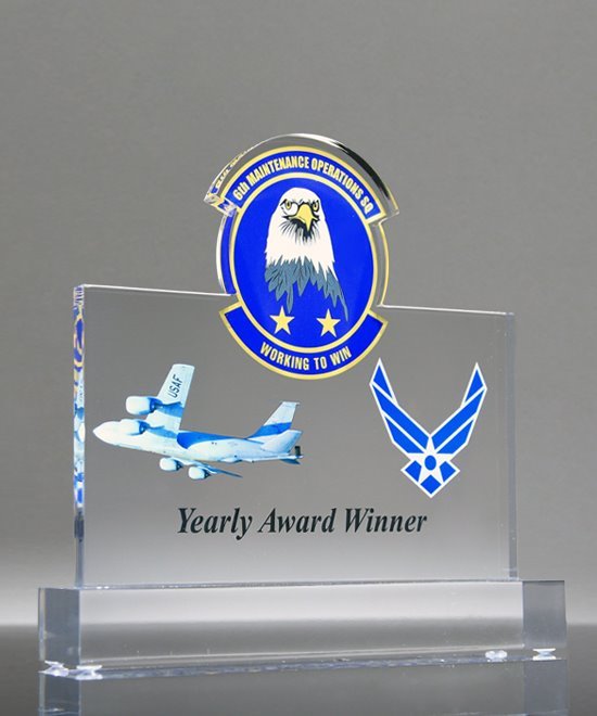 Air Force Operations Custom Acrylic Trophy | Edco Awards