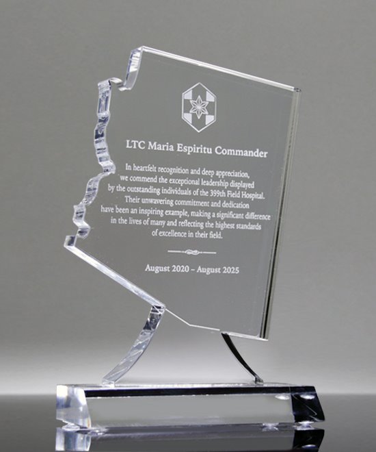 Arizona Acrylic State Shape Trophy | Edco Awards