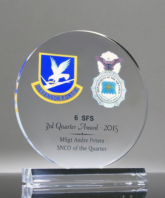 Custom Military Award - Air Force SNCO | Edco Awards