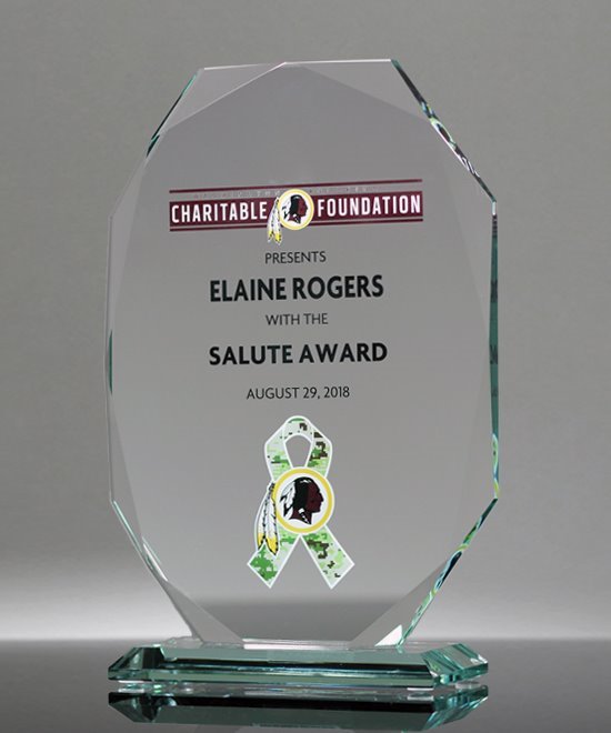 Elongated Crystal Octagon Award | Edco Awards