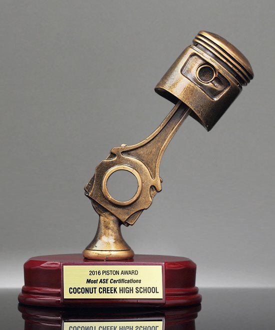 Gold Piston Resin Award | RF36 | Edco Awards