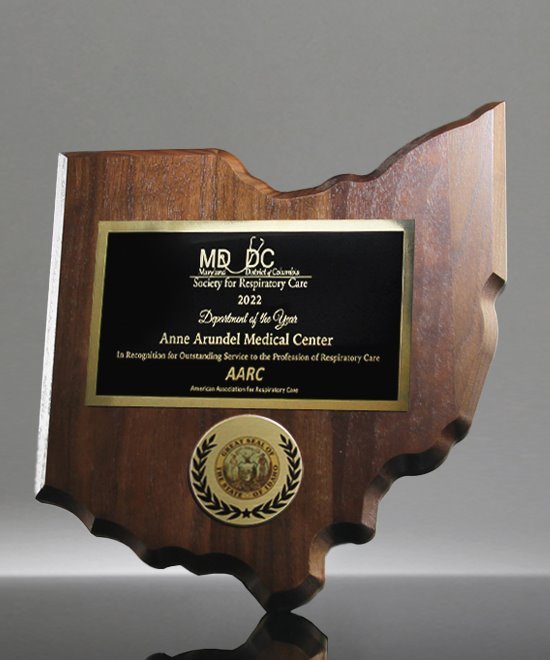 State of Ohio Award Plaque | Edco Awards