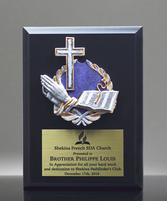 Pastor Appreciation Plaque w/Full Color Relief | Edco Awards