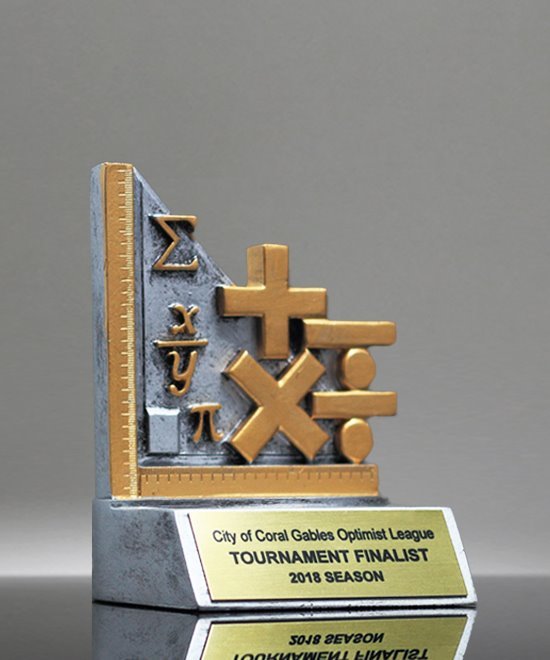 Math Award | Math Trophy | edco.com | Edco Awards