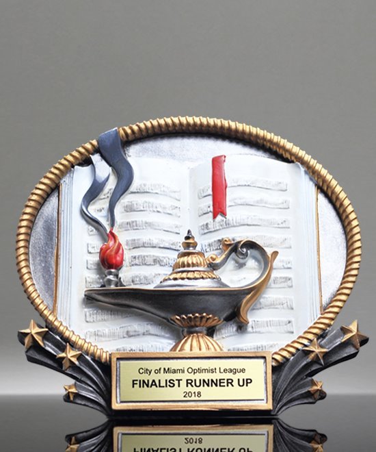 3D Knowledge Award Plate | Edco Awards