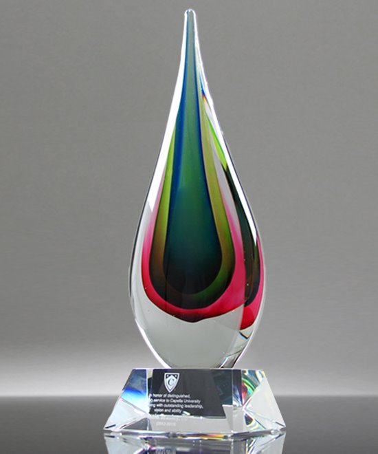 Radiant Torch Art Crystal Award | Edco Awards