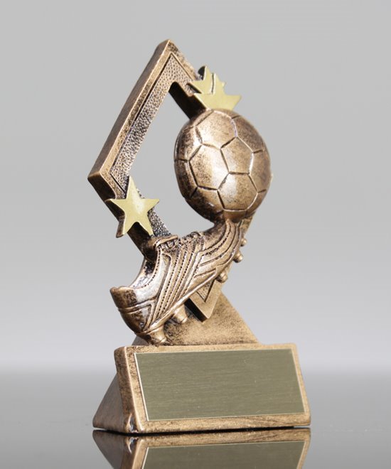 Diamond Soccer All Star Resin Trophy | SKU DR-115 | Edco Awards